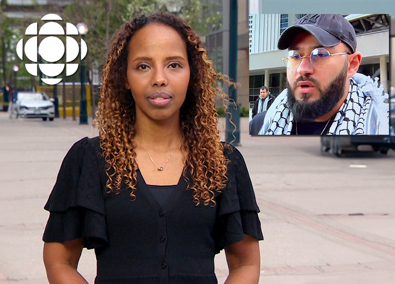 CBC News Reporter Gives Unfettered Platform To Protester Denying Israel ...