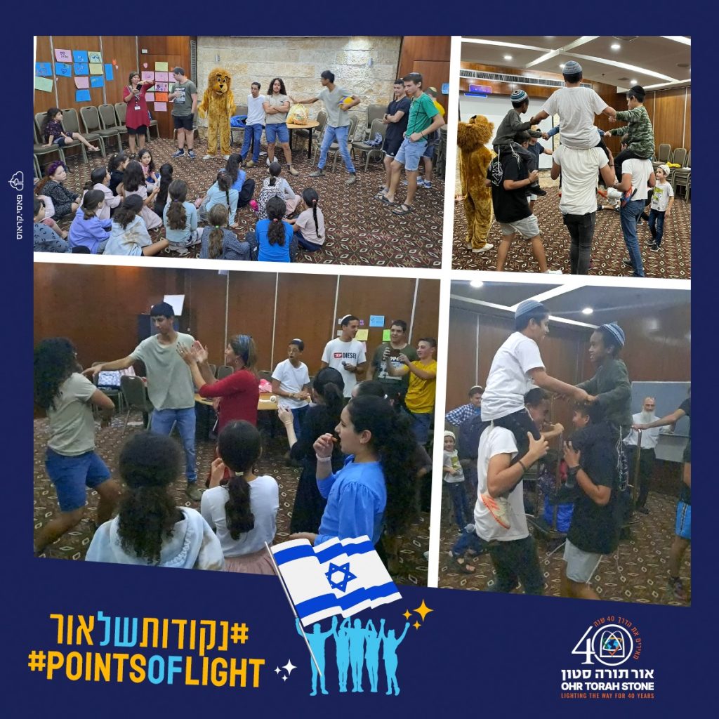Points Of Light Enveloping Evacuees Of The Gaza Envelope Ohr Torah Stone